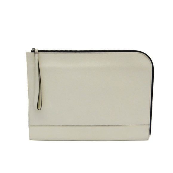 Valextra | Bags | Valextra Mens Leather Clutch Bag Cream | Poshmark